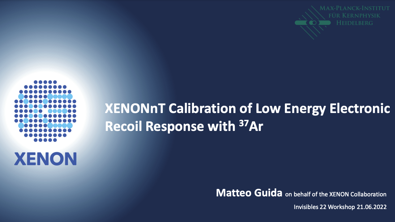 Science – XENONnT experiment